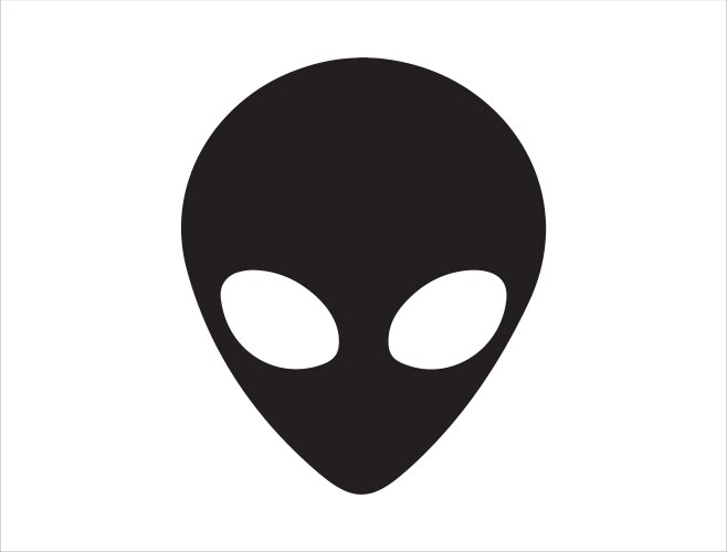 Alien Silhouette Vector Images (over 7,800)