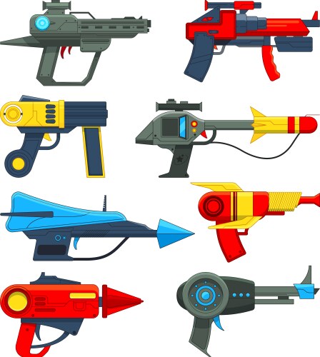 Cartoon Handgun Vector Images (over 3,700)