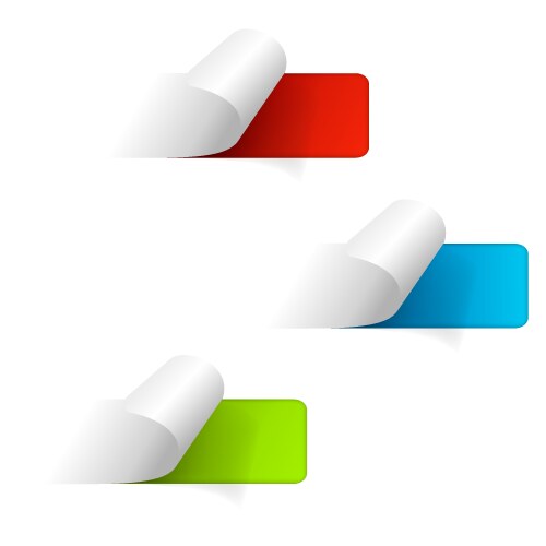 Colorful sticker pointer diagram Royalty Free Vector Image