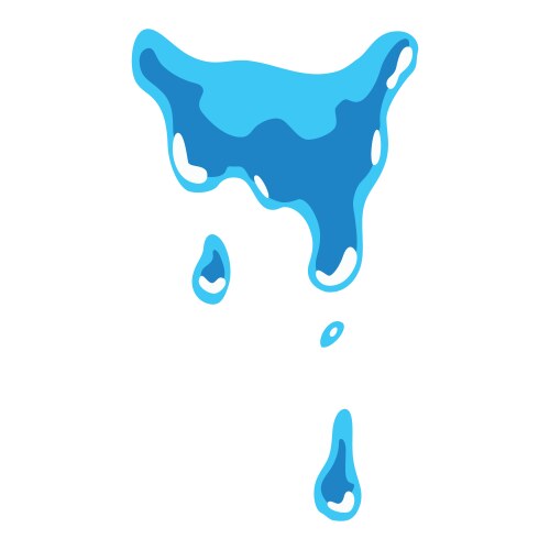 A sprite sheet water trap splash for game Vector Image