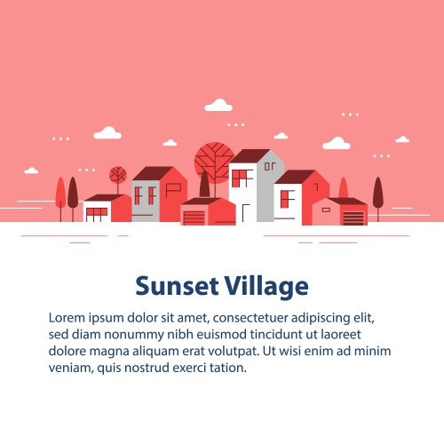 Small Town Vector Images (over 11,000)