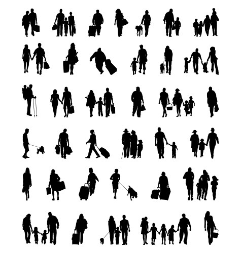 People outline Vector Images & Graphics for Commercial Use | VectorStock