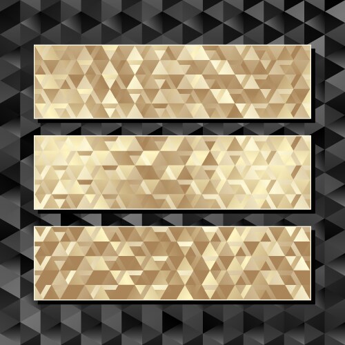 Three banners Royalty Free Vector Image - VectorStock