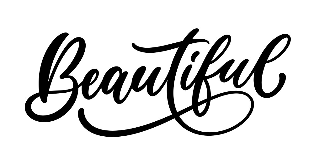 Beautiful Calligraphy Vector Images (over 110,000)