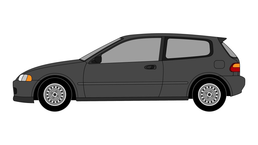 Honda civic Vector Images & Graphics for Commercial Use | VectorStock