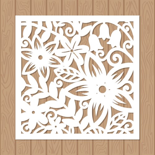 Flower Laser Vector Images (over 6,500)