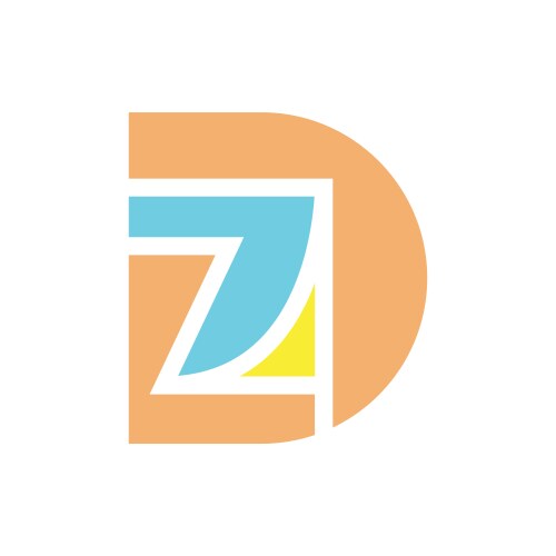 Letter mark logo Royalty Free Vector Image - VectorStock