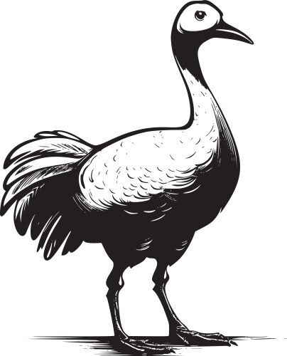 Dodo - minimalist and simple silhouette Royalty Free Vector