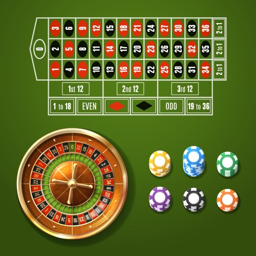 Roulette Table Layout Vector Images (over 200)