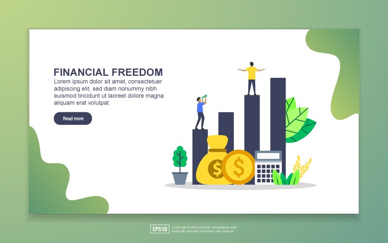 Financial Freedom Vector Images (over 3,500)