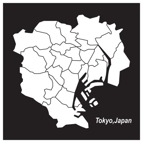 Detailed Map Tokyo Vector Images (over 240)