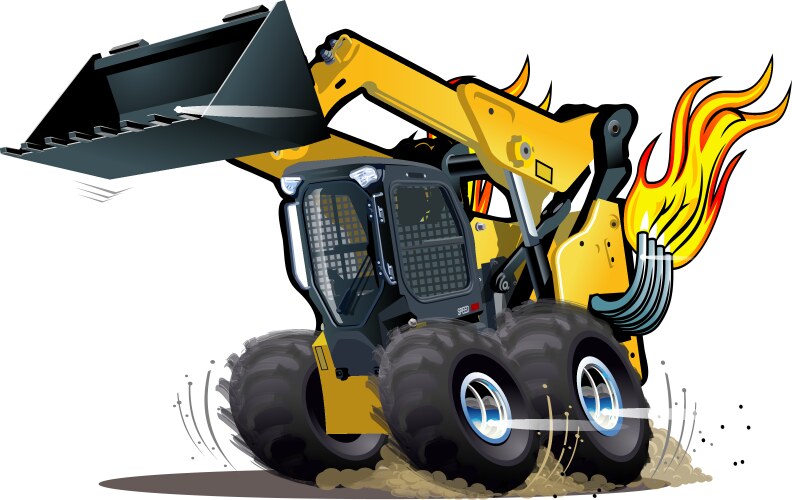 Cartoon Skid Steer Vector Images (over 120)