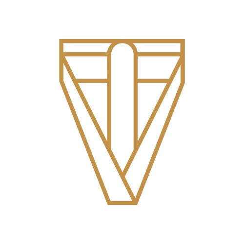 Letter mark logo Royalty Free Vector Image - VectorStock