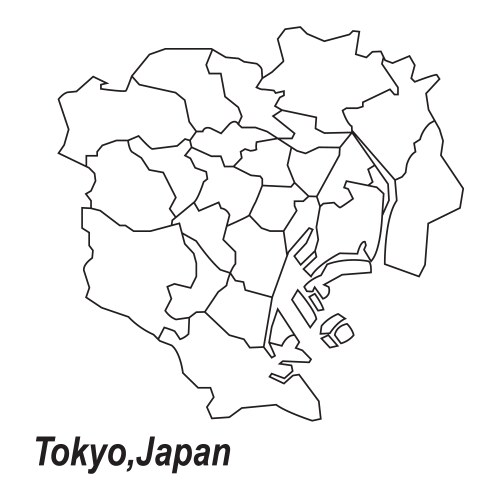 Detailed Map Tokyo Vector Images (over 240)