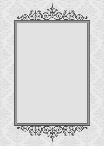 Small frame and pattern Royalty Free Vector Image