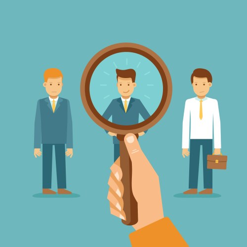 Employment infographics Royalty Free Vector Image