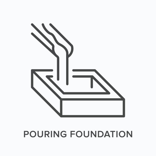 Building Foundation Icon Vector Images (over 4,200)
