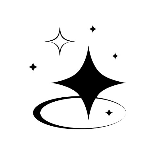 Icon symbol shine shining stars Royalty Free Vector Image Icon symbol shine shining stars Royalty Free Vector Image
