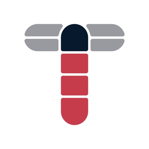 Letter mark logo Royalty Free Vector Image - VectorStock