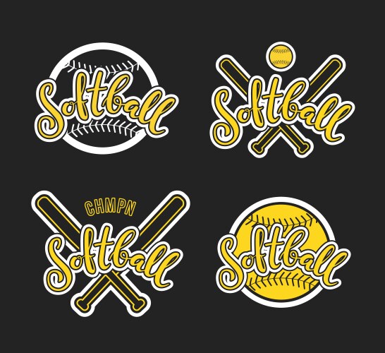 Softball Vector Images (over 16,000)