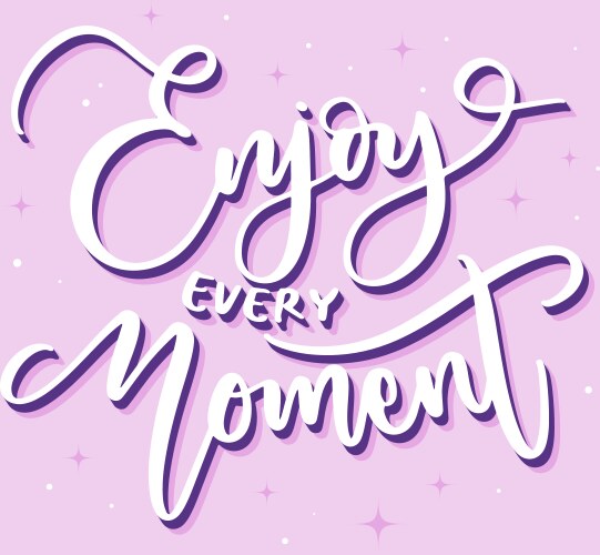 Positive mind lettering concept Royalty Free Vector Image