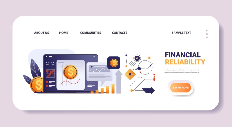 Graphs and diagrams financial security reliability