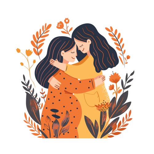 Two Women Vector Images (over 17,000)