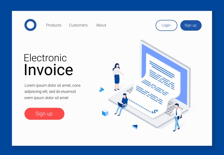 Invoice icon email message received Royalty Free Vector