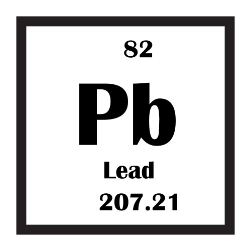 Lead Chemical Element Symbol Vector Images (75)