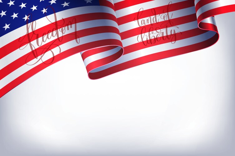 American background design Royalty Free Vector Image
