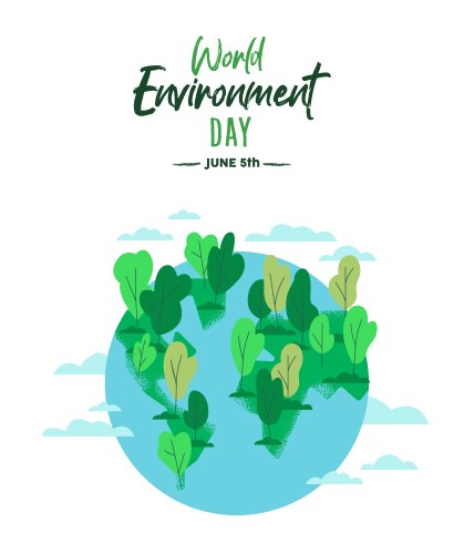 Happy earth day seamless pattern Royalty Free Vector Image