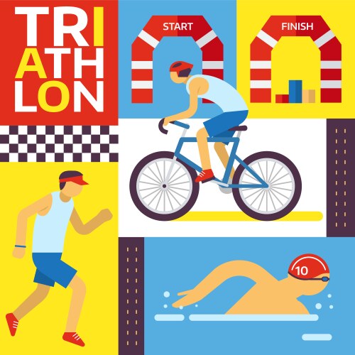 Triathlon Vector Images (over 2,400)