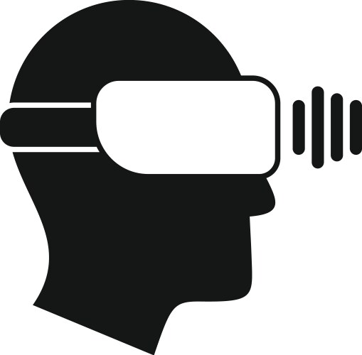 Global virtual tour icon simple online art Vector Image