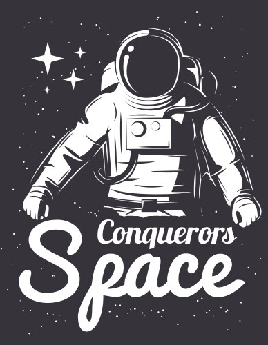 Racing in space Royalty Free Vector Image - VectorStock