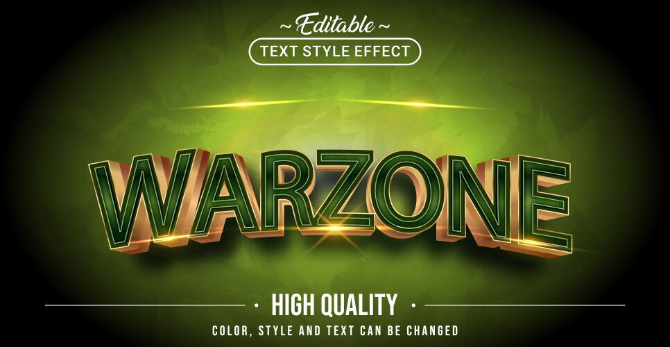 Steel editable text effect metallic style Vector Image