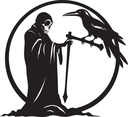Reapers regalia death iconic symbol souls Vector Image