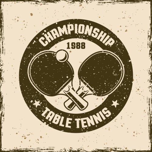 Table Tennis Logo Vector Images (over 1,600)
