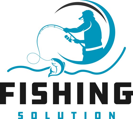 Summer fishing Royalty Free Vector Image - VectorStock