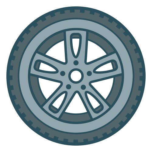 Bmw car front view silhouette high quality Vector Image