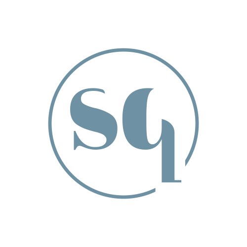 Circle custom letter sq logo on the modern – Royalty-Free Vector ...
