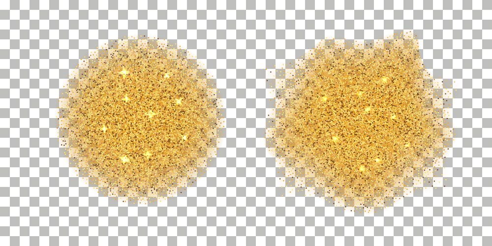 Gold glitter sparkled powder golden splash Vector Image