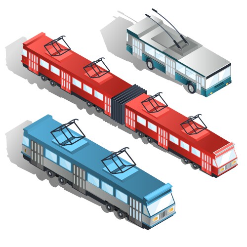 Isometric bus station terminal Royalty Free Vector Image