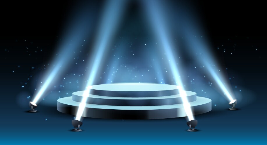 Stage background Royalty Free Vector Image - VectorStock