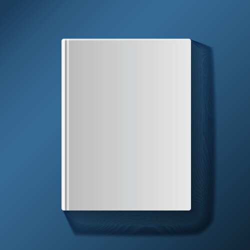 Open book blank empty pages Royalty Free Vector Image