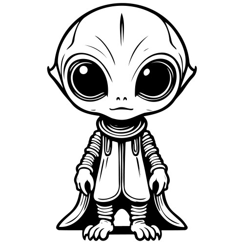 Alien Silhouette Vector Images (over 8,500)