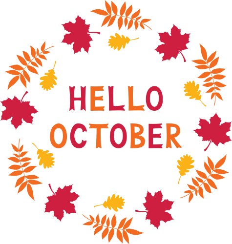Hello October Vector Images (over 7,100)