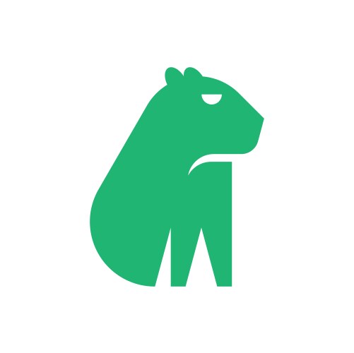 Capybara logo Royalty Free Vector Image - VectorStock