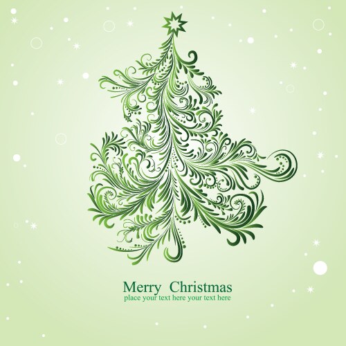 Christmas tree Royalty Free Vector Image - VectorStock