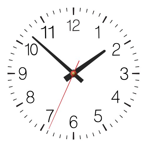 Clock Royalty Free Vector Image - VectorStock