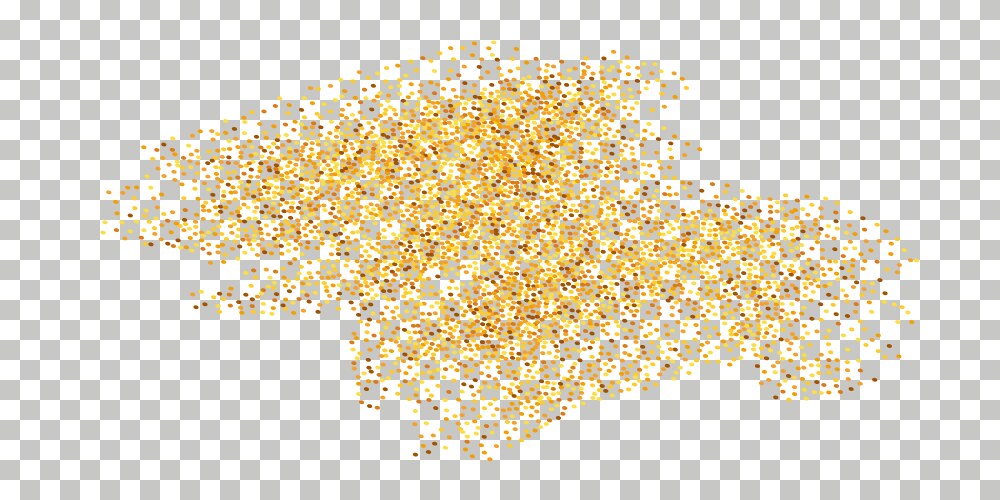 Gold glitter powder yellow sand particles splash Vector Image